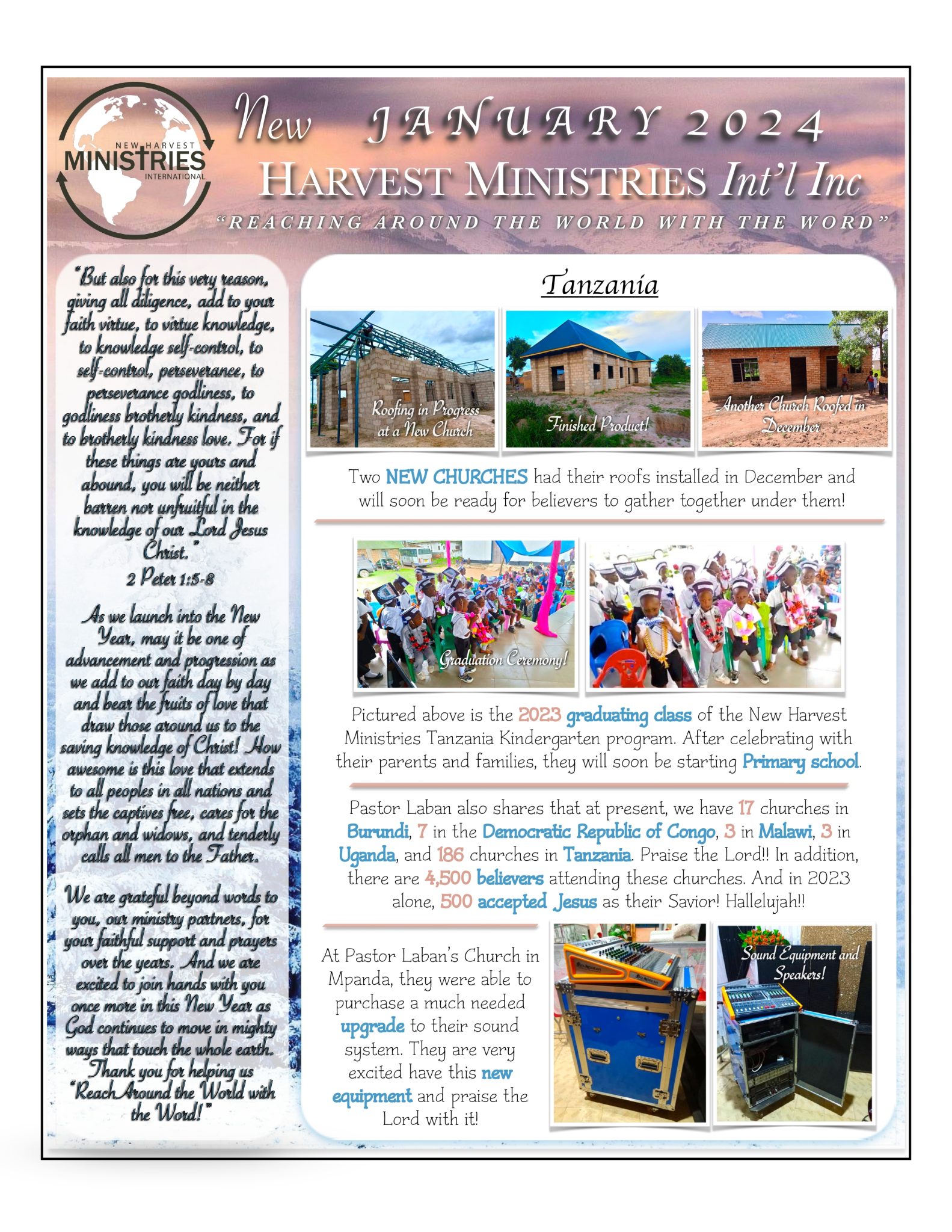 New Harvest Ministries International – Reaching Around the World with ...